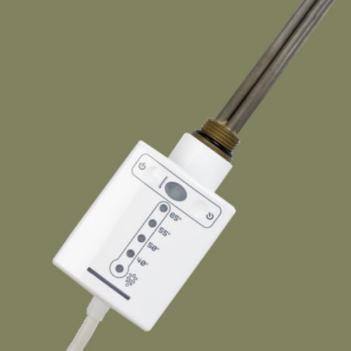 Heizpatrone, Heizstab mit Thermostat und Timer