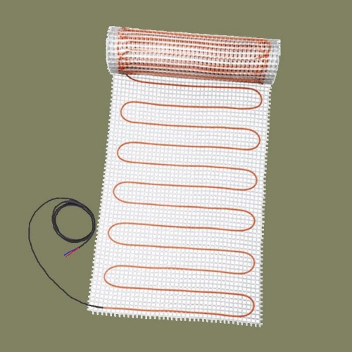 Elektrische Fußboden Heizmatte 1920 Watt 12qm 0,5x24 Meter